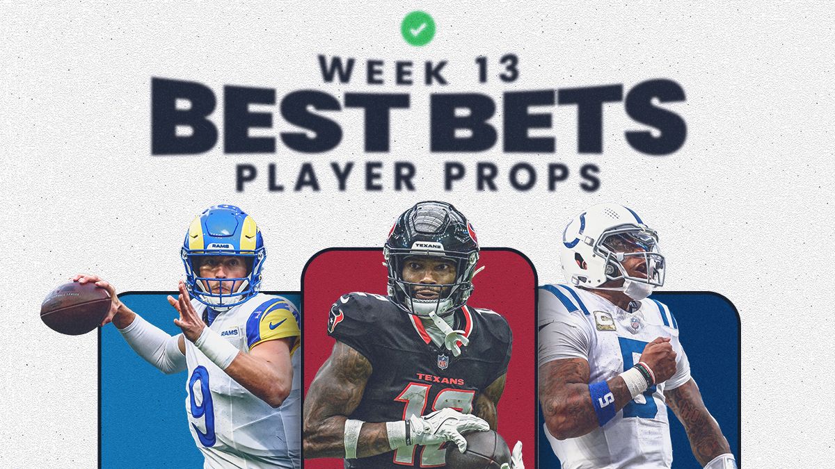 NFL Player Props Week 13: Expert Best Bets for Sunday Afternoon Games