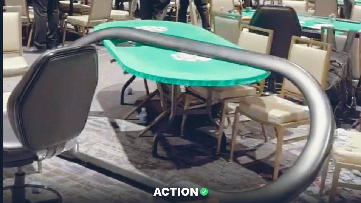 Chaos Erupts at WSOP Circuit Event When Man Flips Tables