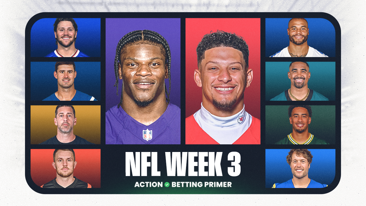 NFL Week 3 Betting Trends, Stats, Notes: Action Network Betting Primer