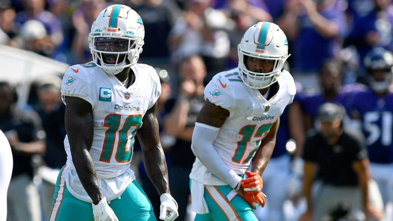 Jaylen Waddle Tyreek Hill Popular Picks In Dolphins Vs Bengals Td Props