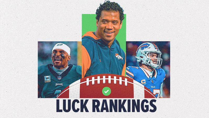 NFL Luck Rankings Week 12: Broncos Enter Top 3; Bills-Eagles Showdown