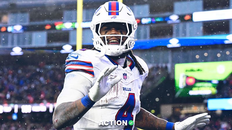 NFL Player Props: Wild Card Weekend Picks for Blake Corum, James Cook, More